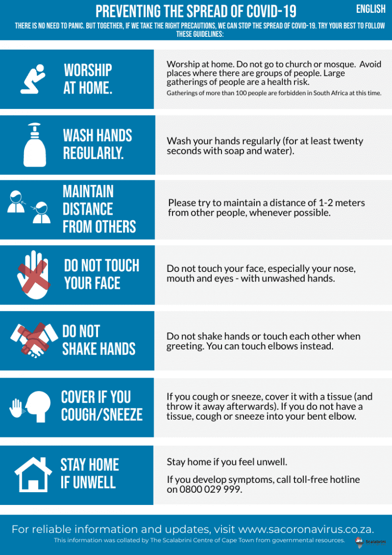 Covid-19 prevention: posters in your language - Scalabrini